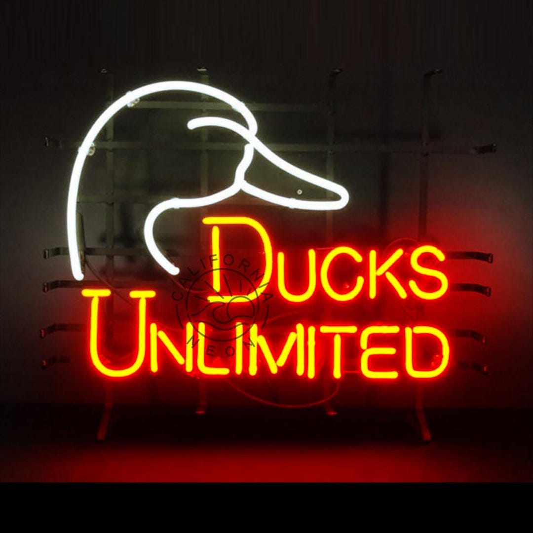Ducks Neon Sign Minimalism Neon Sign Wall Art Home Decor Handmade Real ...