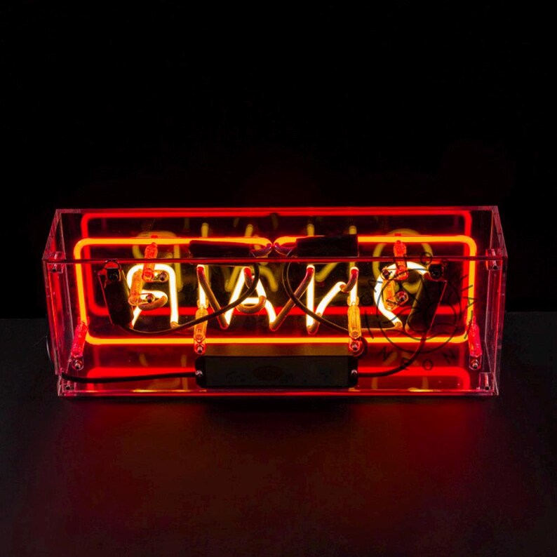 ON AIR Acrylic Light Box Neon Light Sign Professional Recording Decor ...