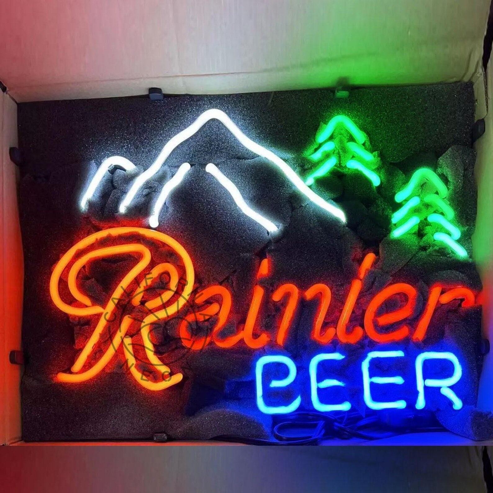 Rainier Beer Neon Custom Vintage Beer Business Sign Modern Wall ...