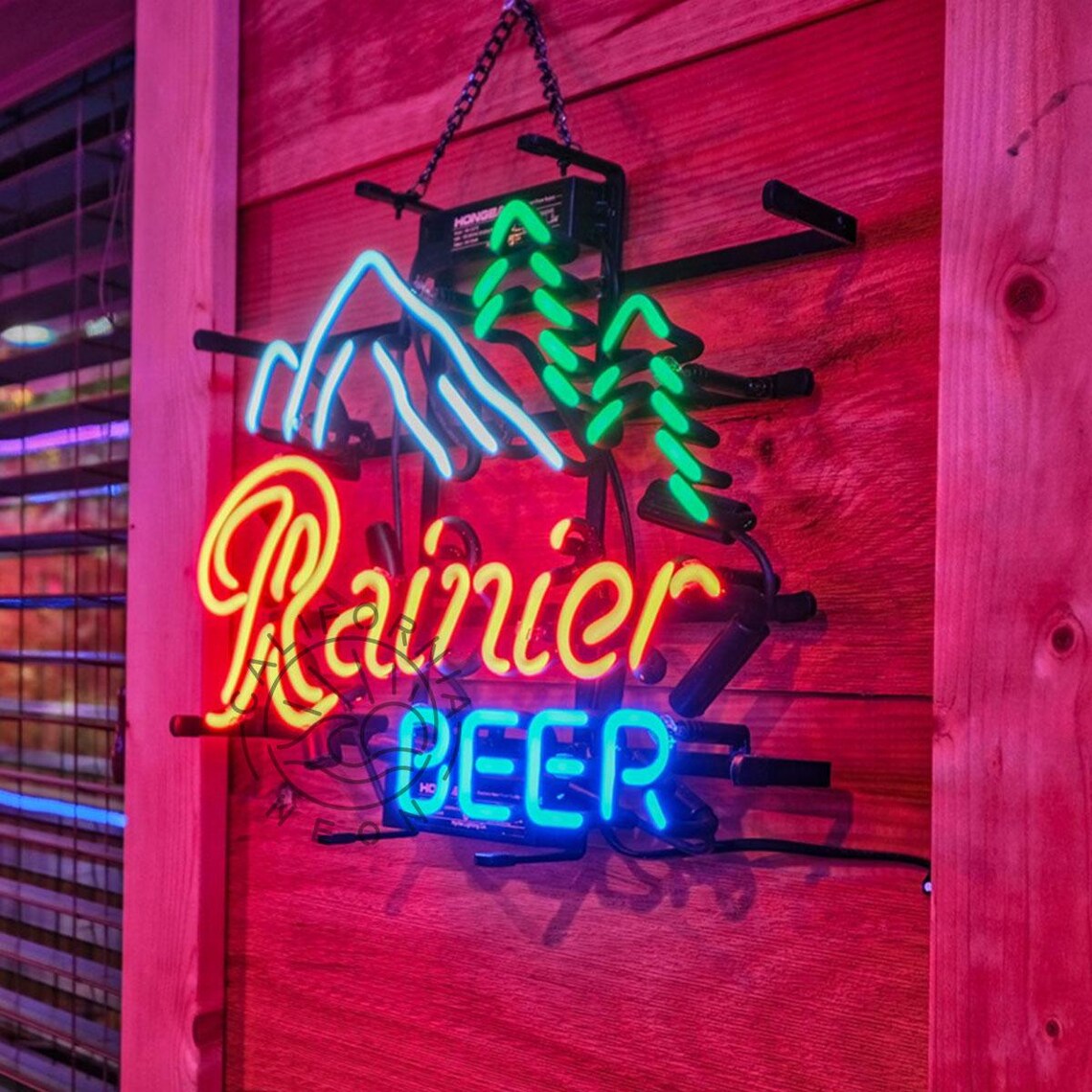 Rainier Beer Neon Custom Vintage Beer Business Sign Modern Wall ...