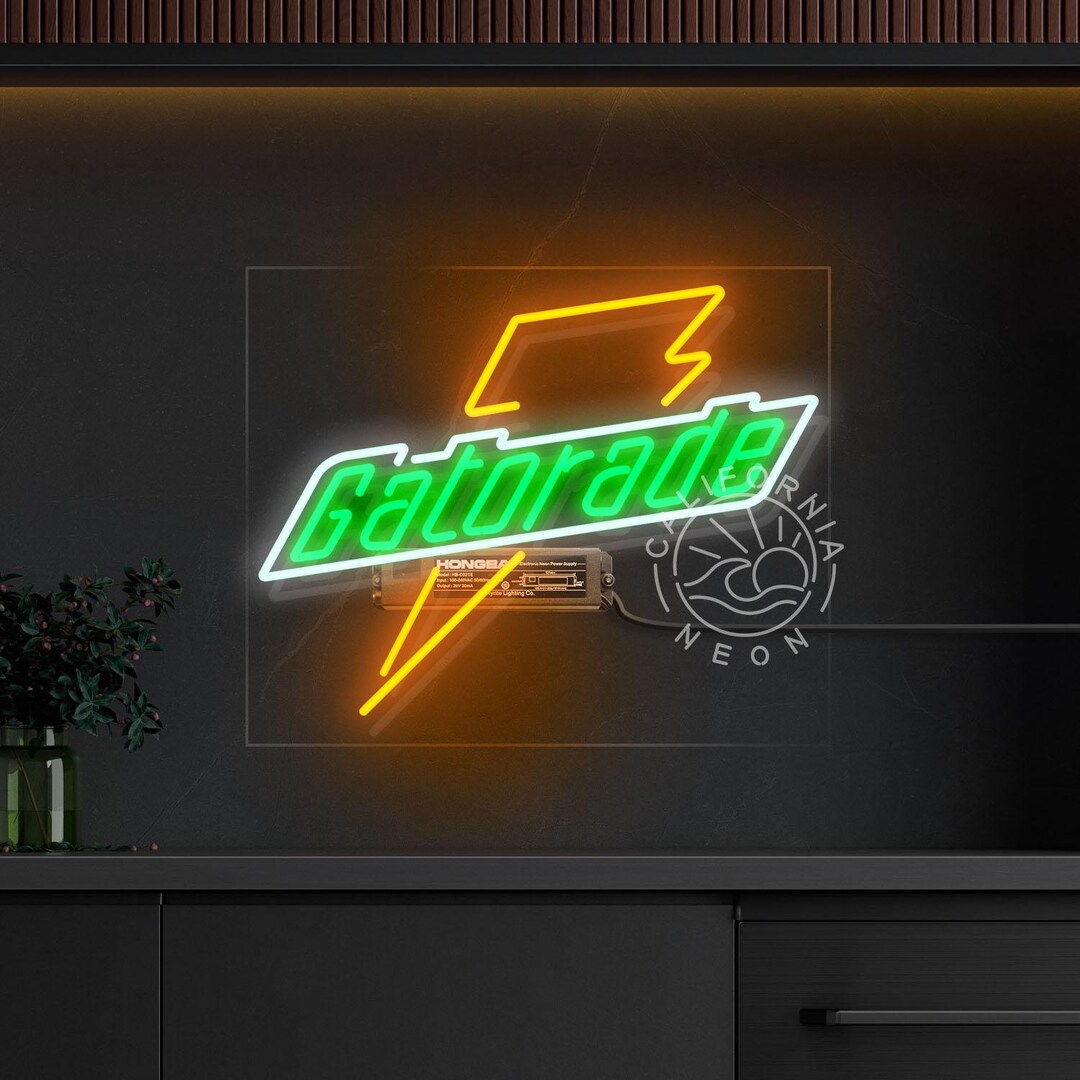 Gatorade Neon Sign Home Decor Wall Art Personalized Aesthetic Gifts Art ...