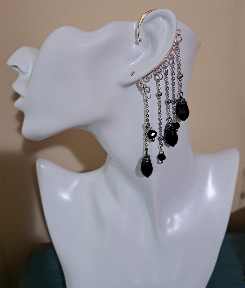 Goth Ear Wrap. Ear Cuff. - Etsy