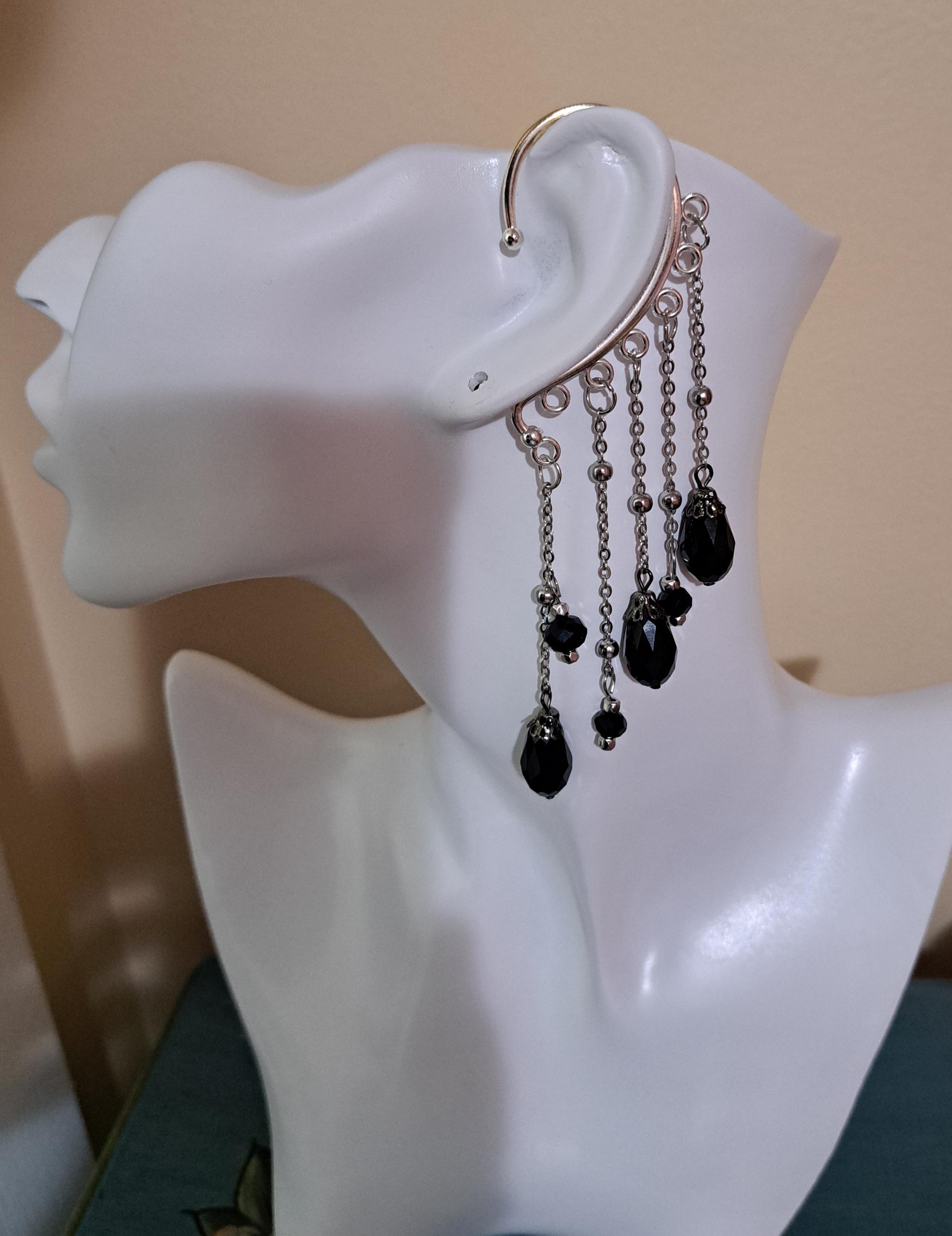 Goth Ear Wrap. Ear Cuff. - Etsy
