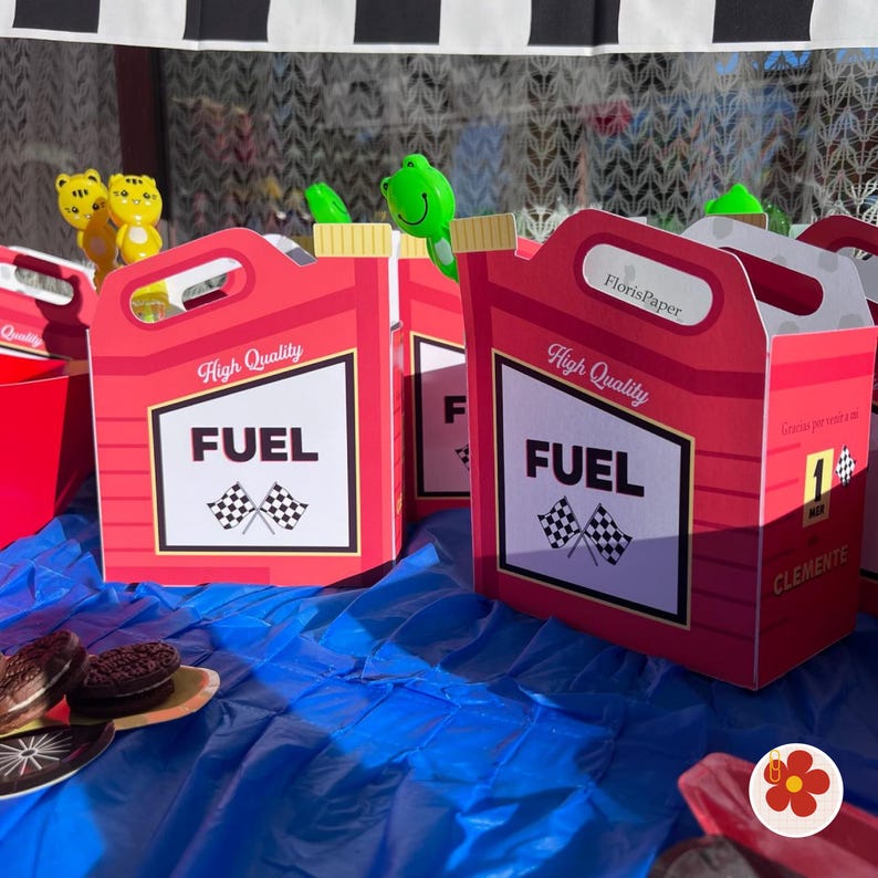 Race Cars Party Box Cutting Template - Etsy
