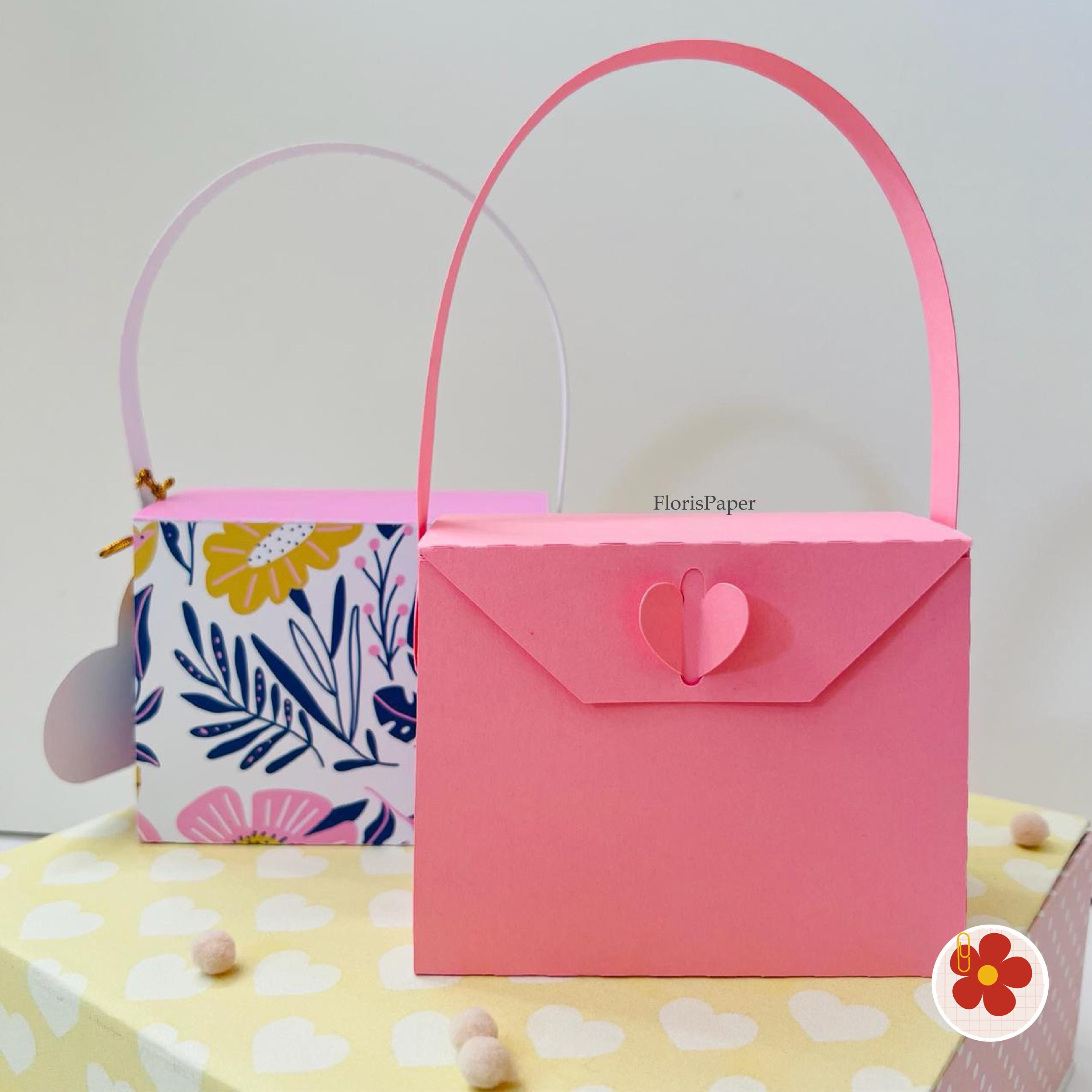 Purse Box Template, Gift Bag Template, Purse Paper, Handbag Box ...