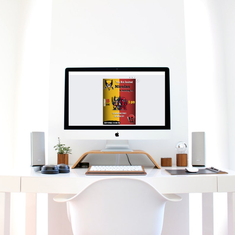 Deadpool and Wolverine Birthday Invitation - Etsy