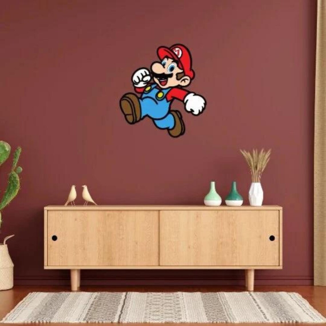 Mario SVG, Layered Design Mario, Laser Cutting, Videogame, Mandala ...