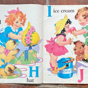 Large Vintage ABC Book - Art by Ethel Hays, Published by Saalfield ...