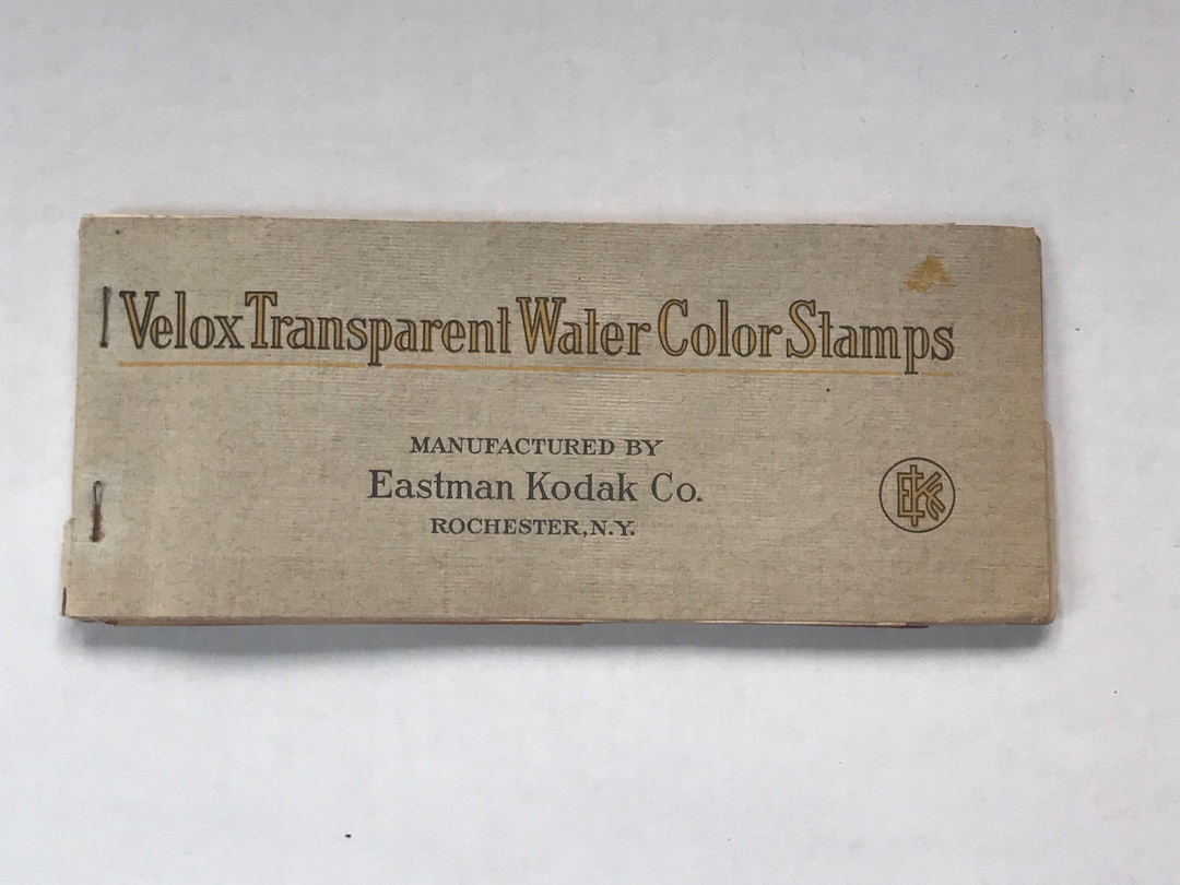 Vintage Velox Transparent Water Color Stamps - for Coloring Vintage ...