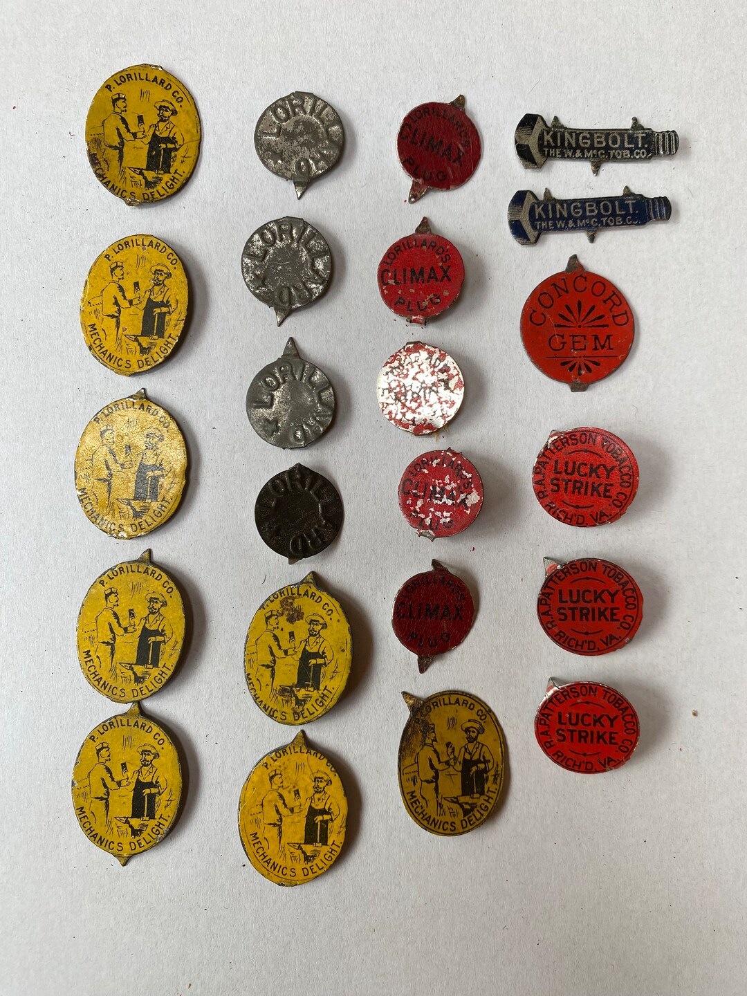 ONE Antique Tobacco Tag -choose From Several Different Styles and ...