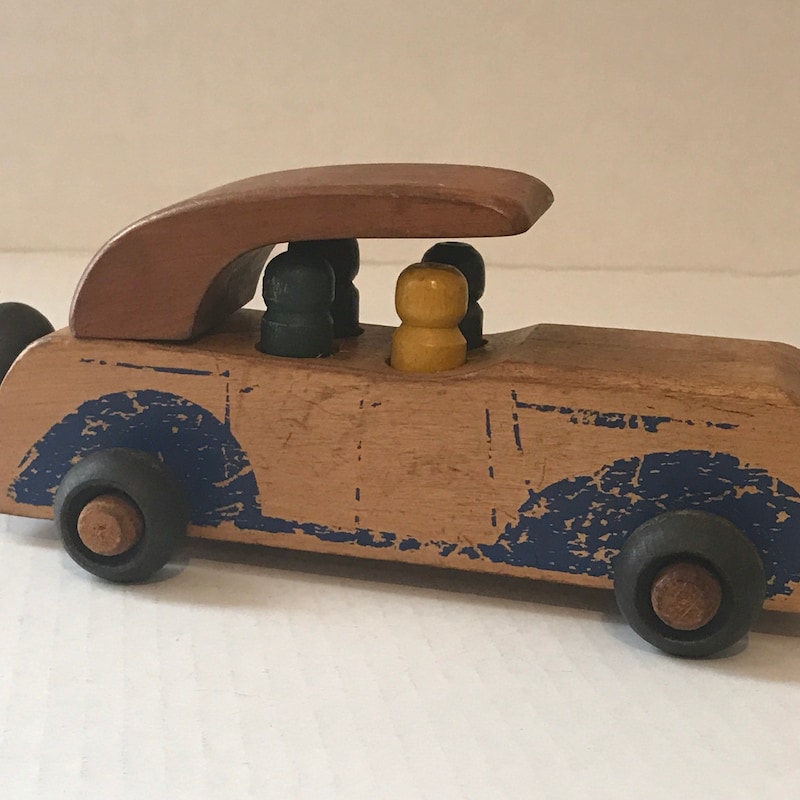 Peg People Car - Etsy