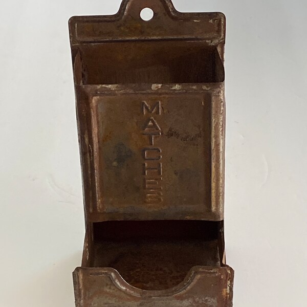 Tin Match Holder - Etsy
