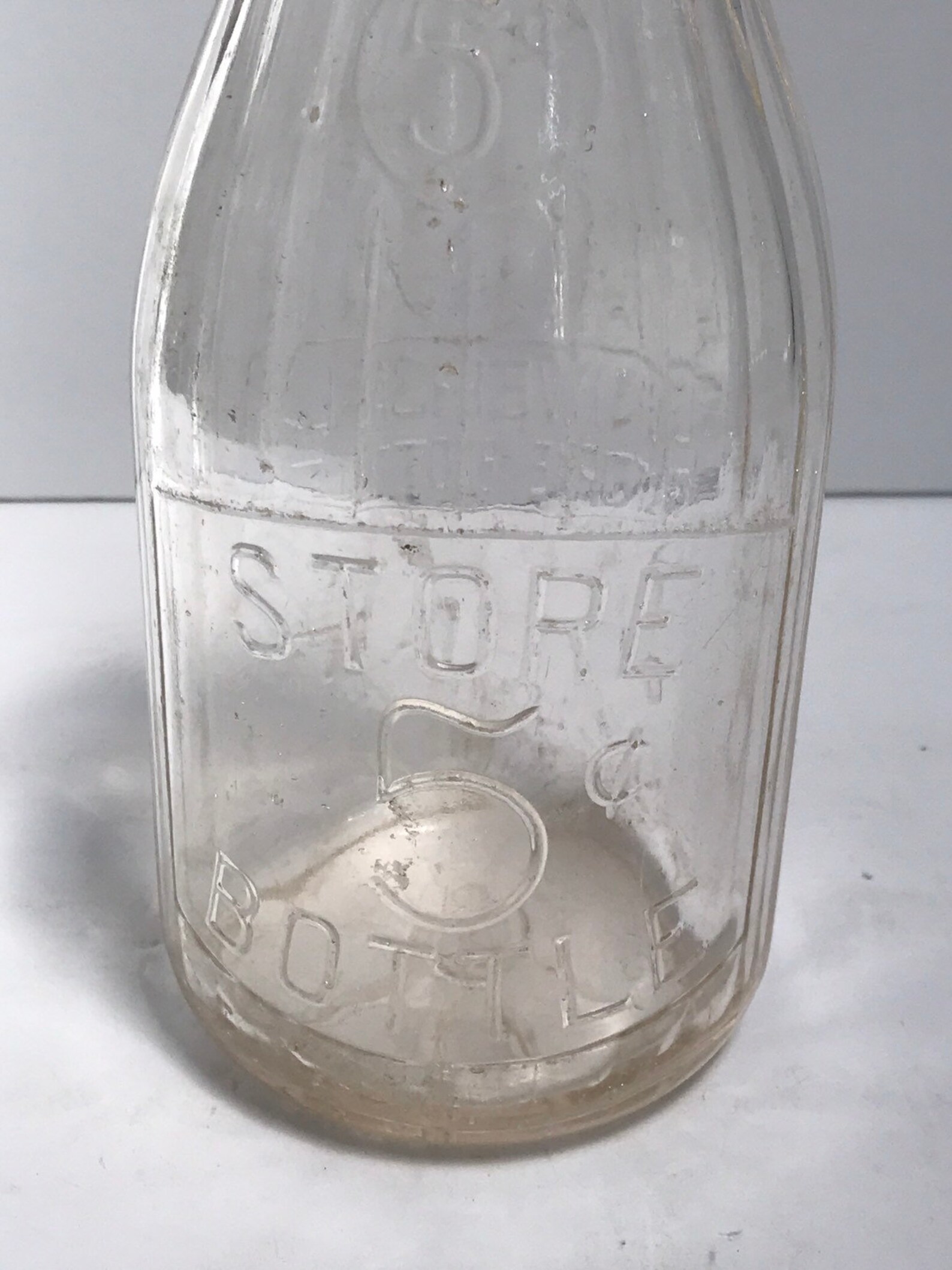 Vintage (1940s) Universal Store Bottle for Kitchen Decor, Repurposing ...