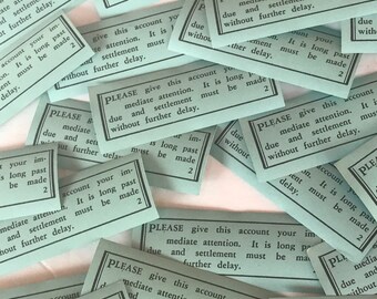 Invoice Stickers - Etsy