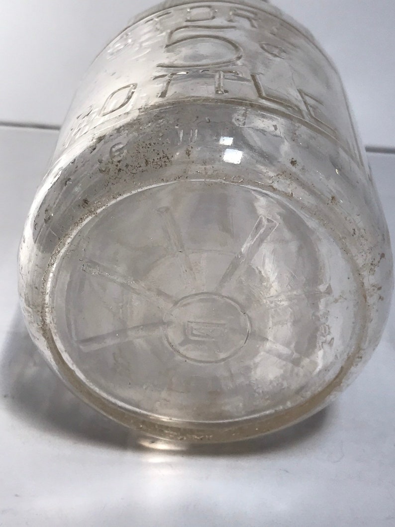 Vintage (1940s) Universal Store Bottle for Kitchen Decor, Repurposing ...