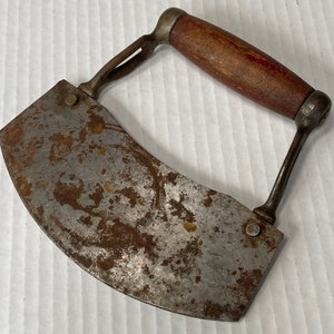 Vintage Hand Food or Herb Chopper With Wood Handle - Etsy