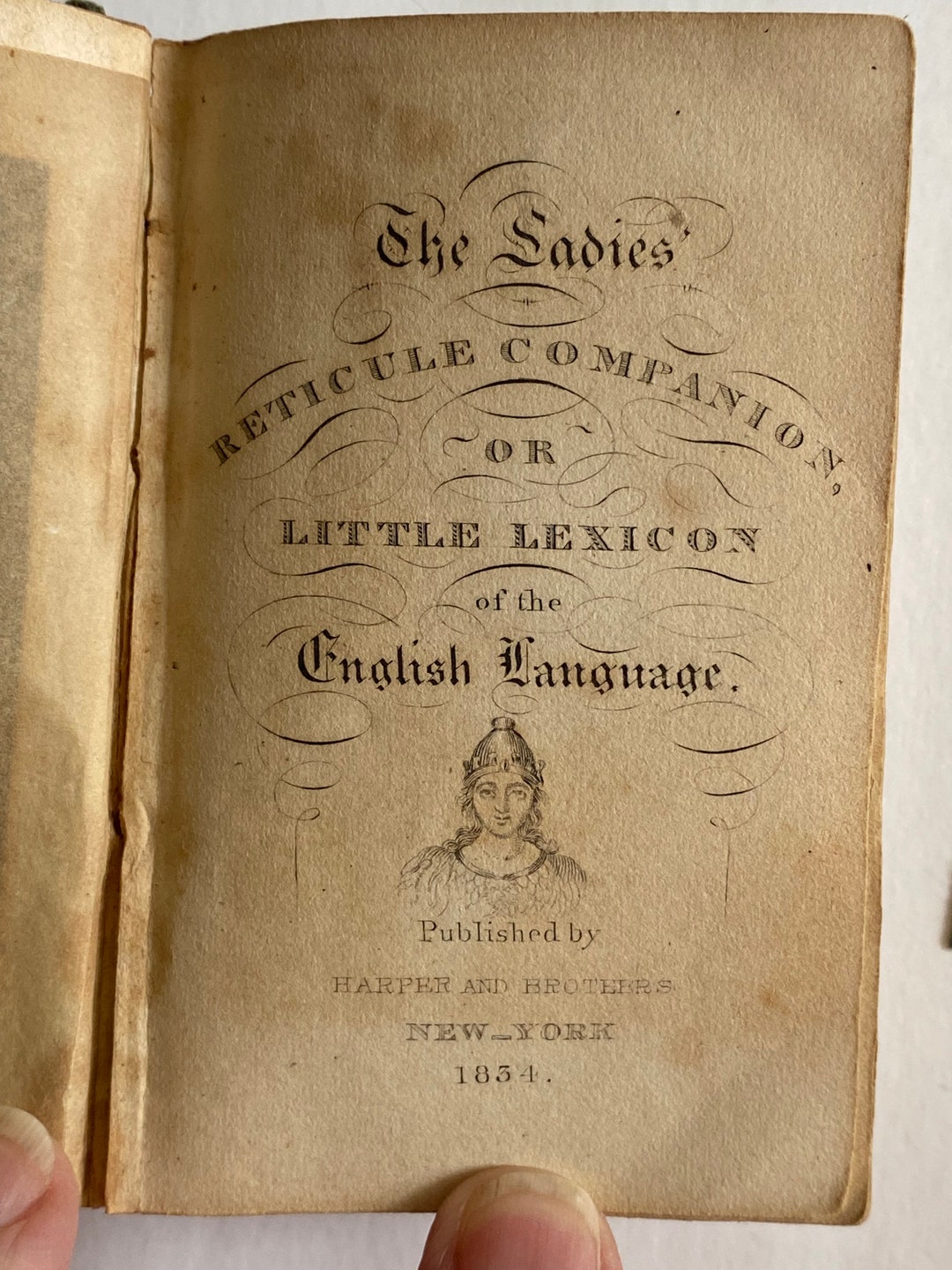 Antique 1835 the Ladies Reticule Companion or Little Lexicon of the ...