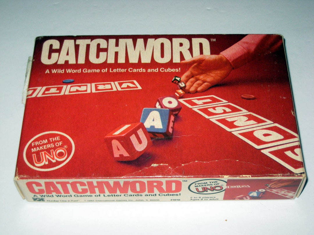 Vintage 1982 Catchword Game for Playing or Crafting - Etsy