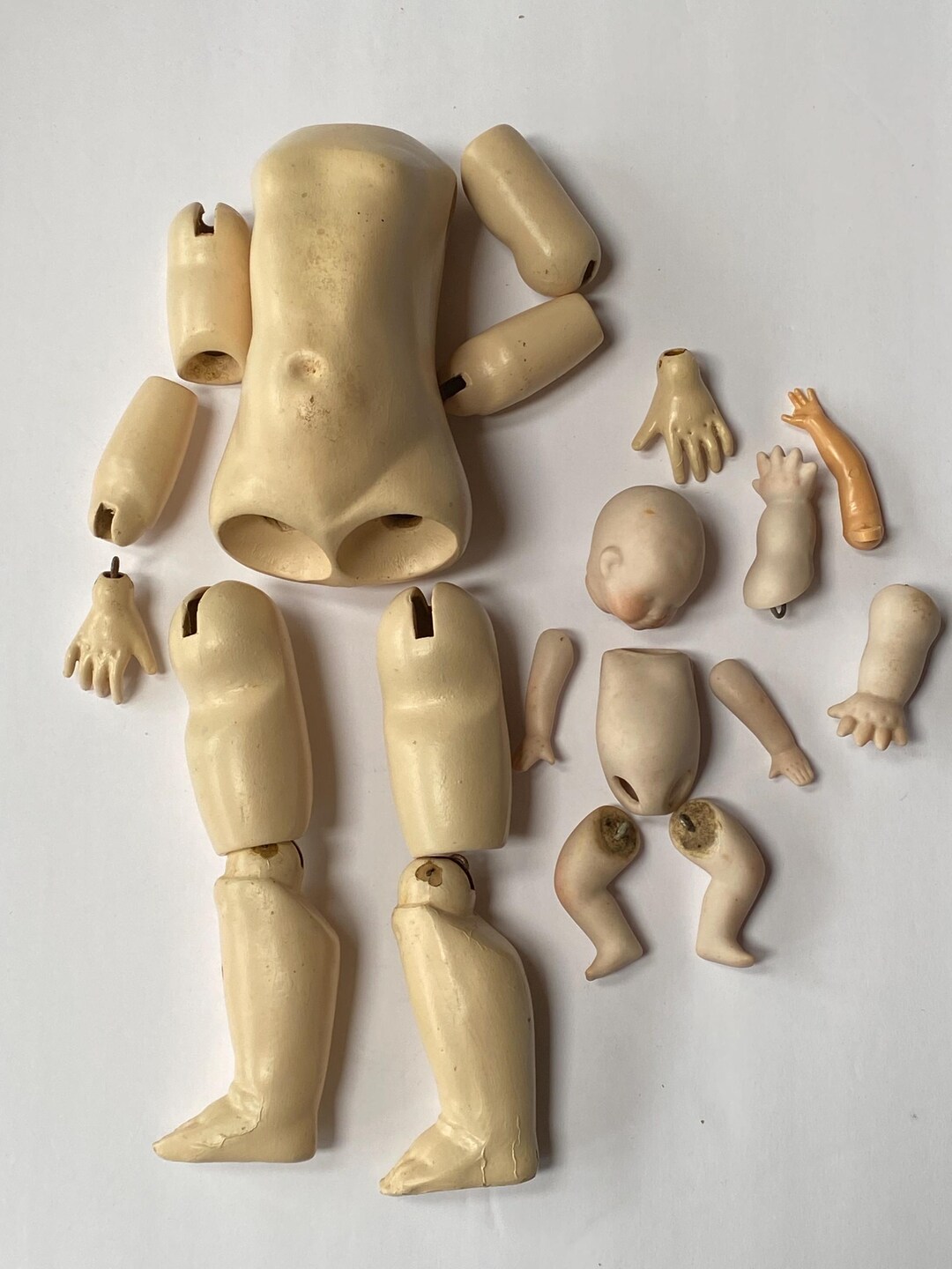 Lot of Vintage Doll Parts for Repairing or Repurposing, Halloween ...