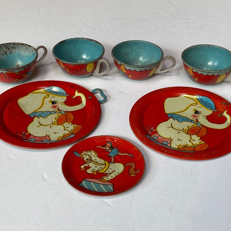 Tin Tea Set - Etsy