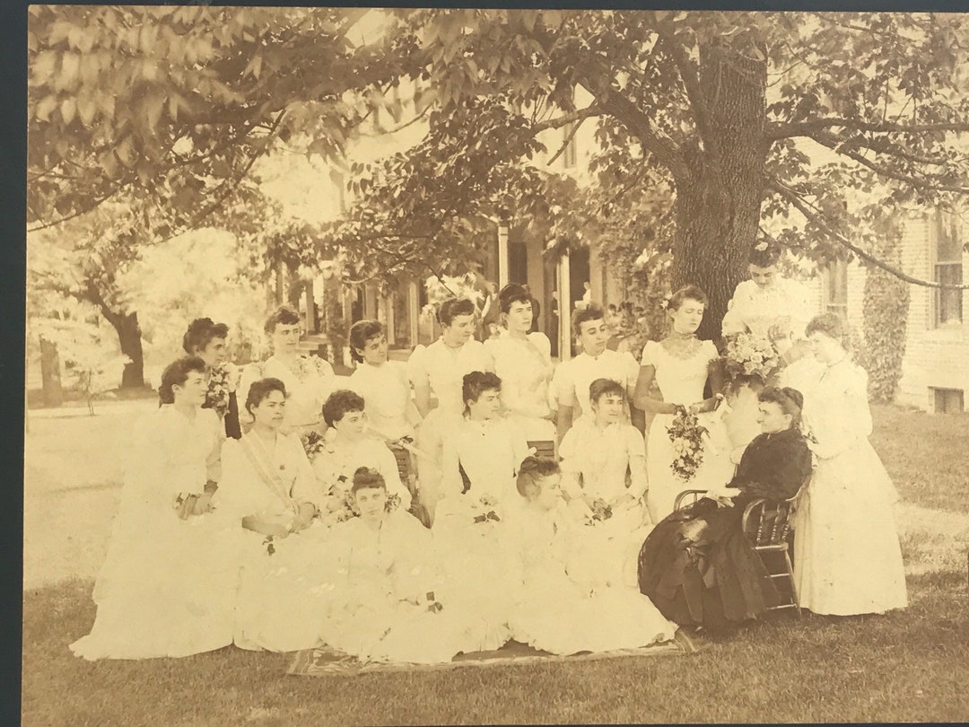 Antique Photograph ( Late 1800s) - Group Picture Oxford College for ...
