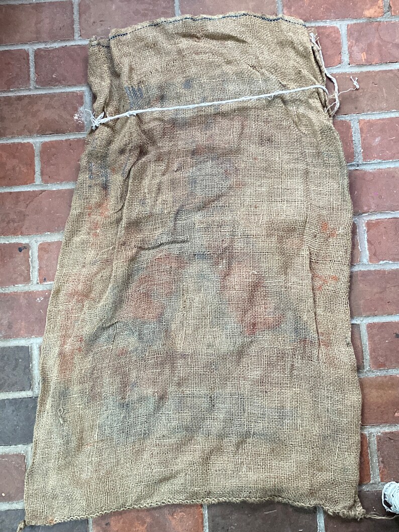 Vintage Burlap Potato Sack for Repurposing - California Mountain View ...