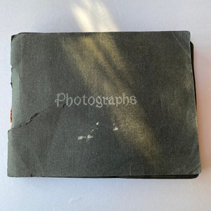 Small Antique Paper Scrapbook With Photos From Early 1900s - Etsy