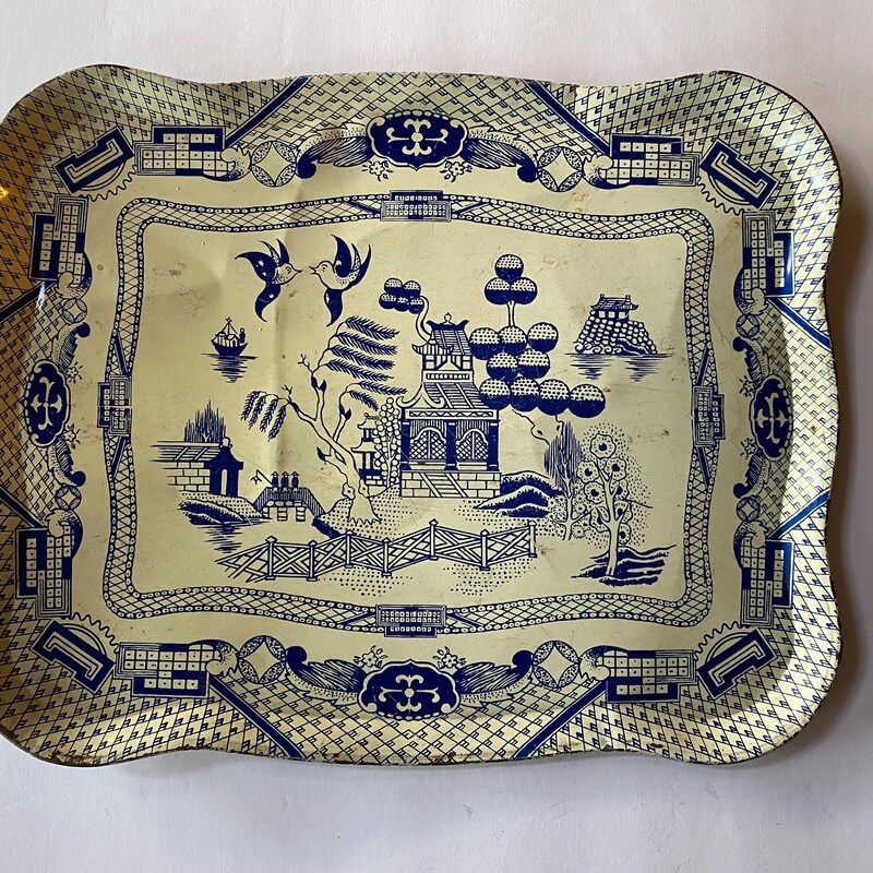 Blue Willow Tea Set - Etsy