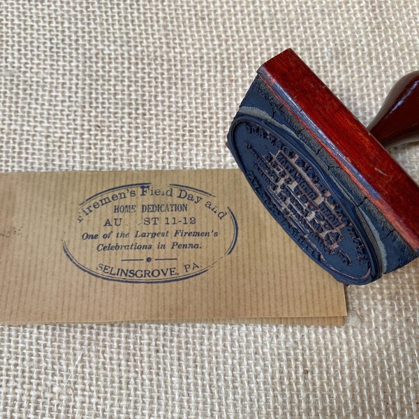 Fireman Stamp - Etsy