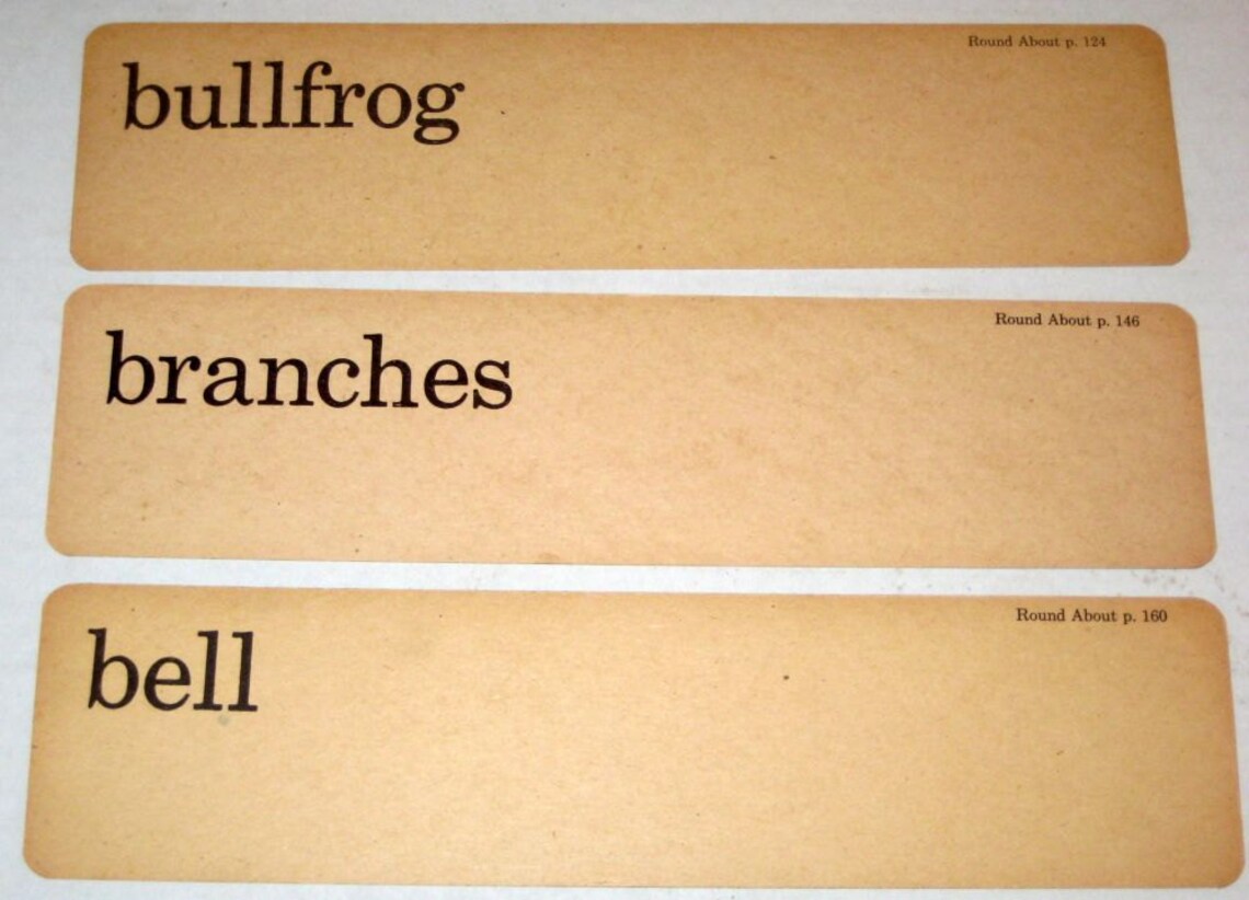 3 Vintage 1932 Flash Cards Bullfrog Branch Bell Great | Etsy