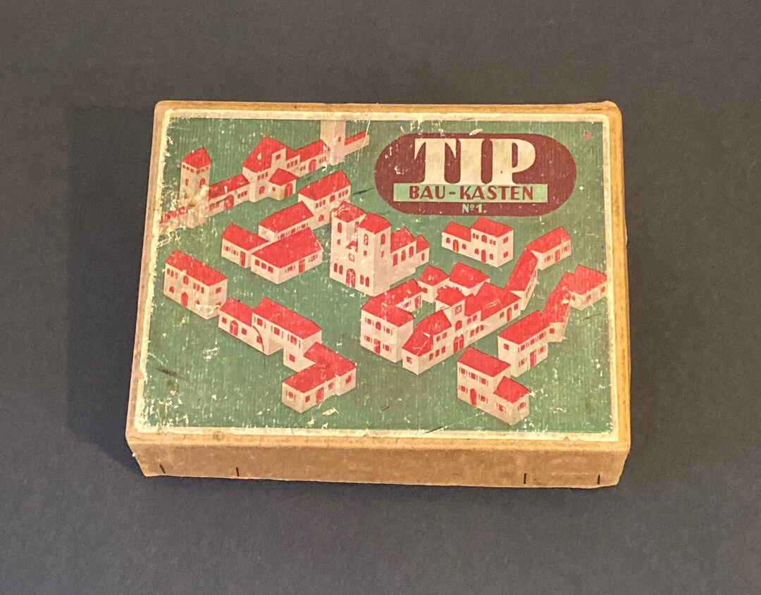 Vintage (1940s) German Building Block Set - Houses, Villages, Castles ...