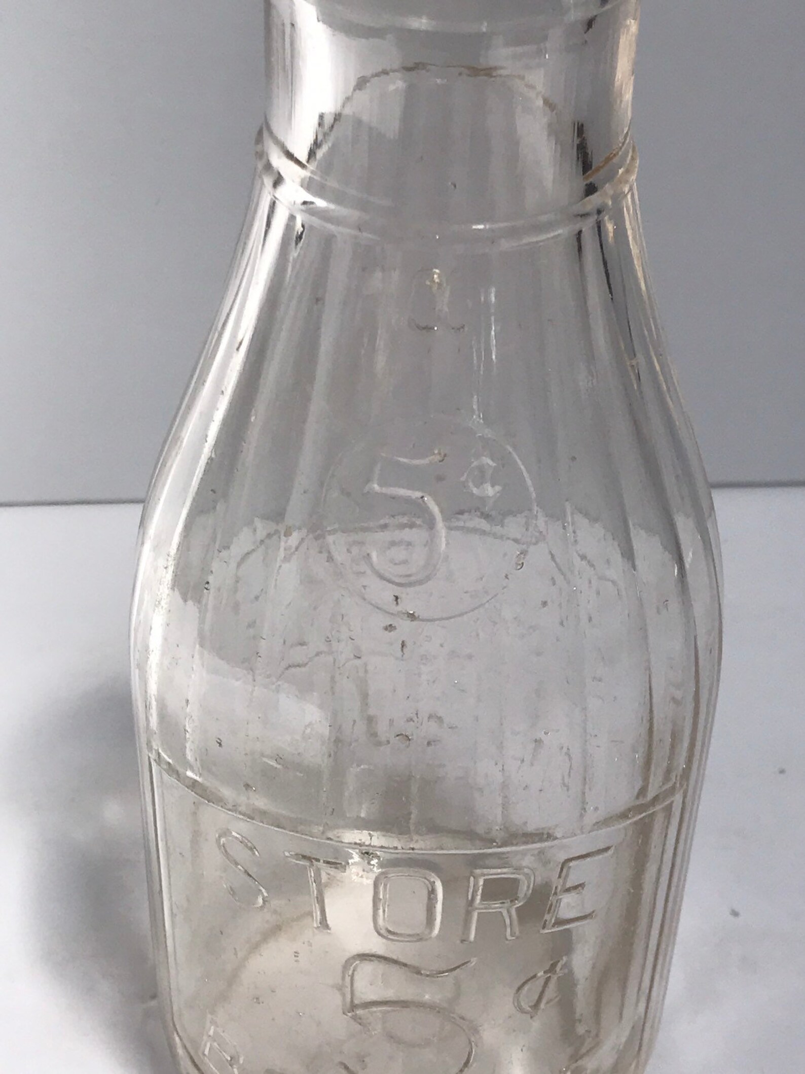 Vintage (1940s) Universal Store Bottle for Kitchen Decor, Repurposing ...