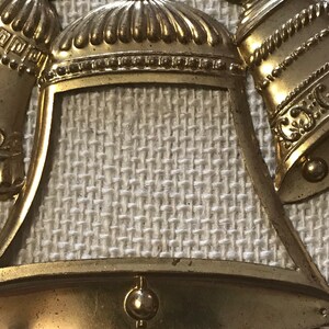 3 Antique Victorian Metal Bell Frame Embellishments for Antique ...