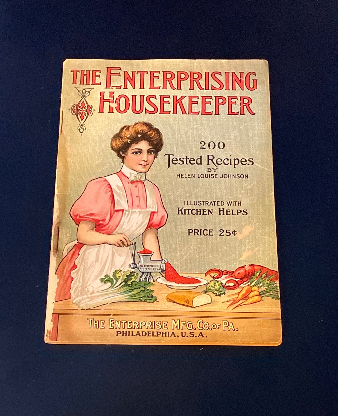 Antique (1906) Advertising Cook Book - the Enterprising Housekee by ...