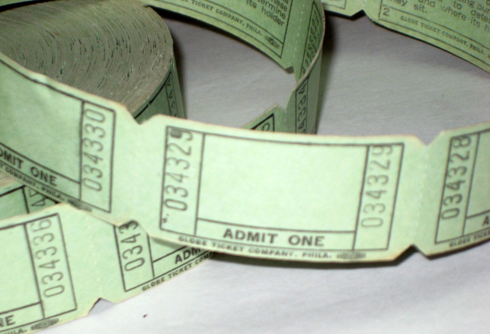 50 Vintage Green Blank Tickets for Scrapbooking Card Making - Etsy