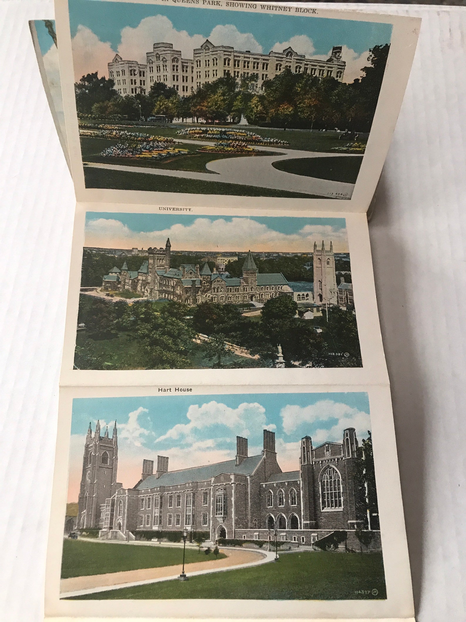 Vintage 1940s Souvenir Postcard Folder Booklet Toronto - Etsy