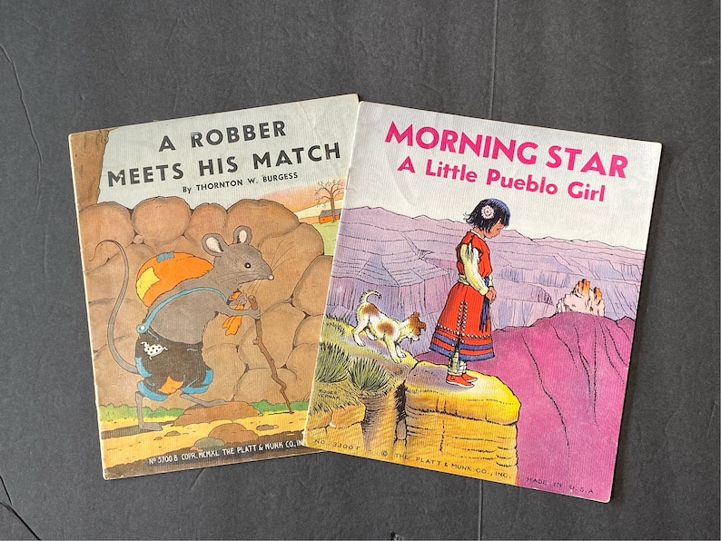 ONE 1930s Story Book - A Robber Meets Hus Match by Thornton Burgess or ...