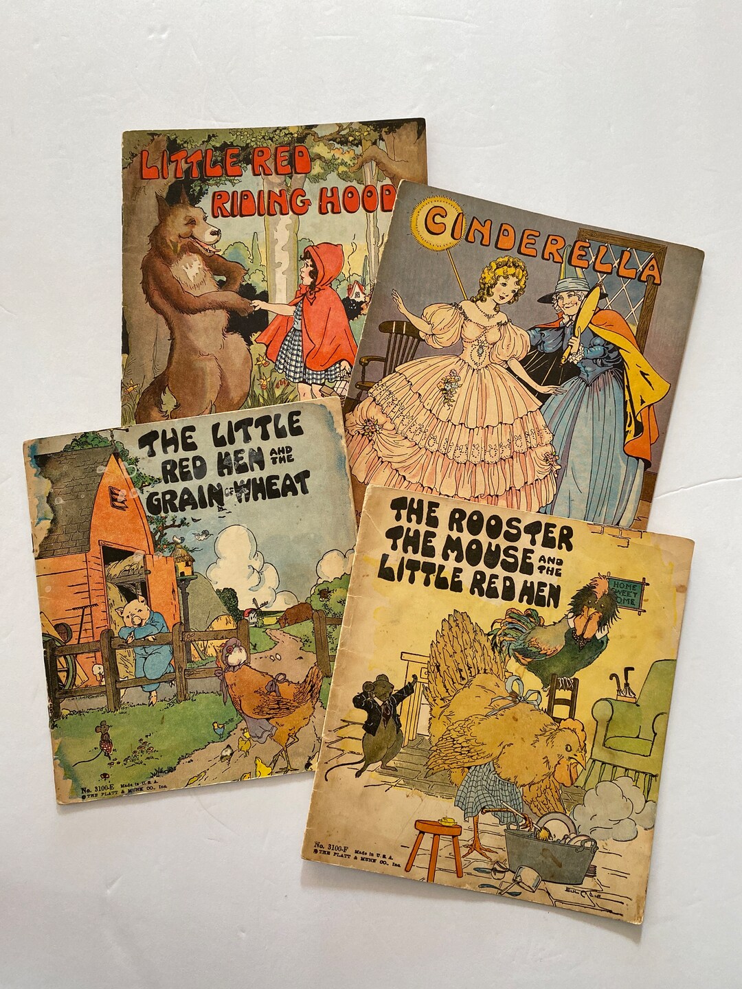 ONE 1930s Story Book - Little Red Riding Hood or Cinderella or Little ...