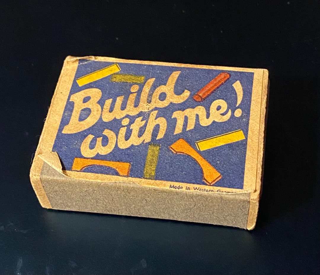 Vintage (1980s) Miniature Building Block Set - Build With Me - Matchbox ...