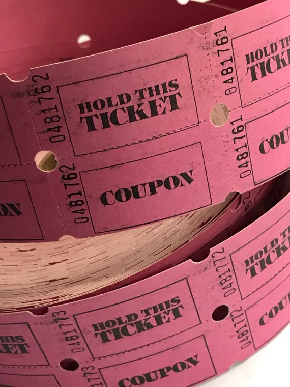 Vintage Raffle Tickets