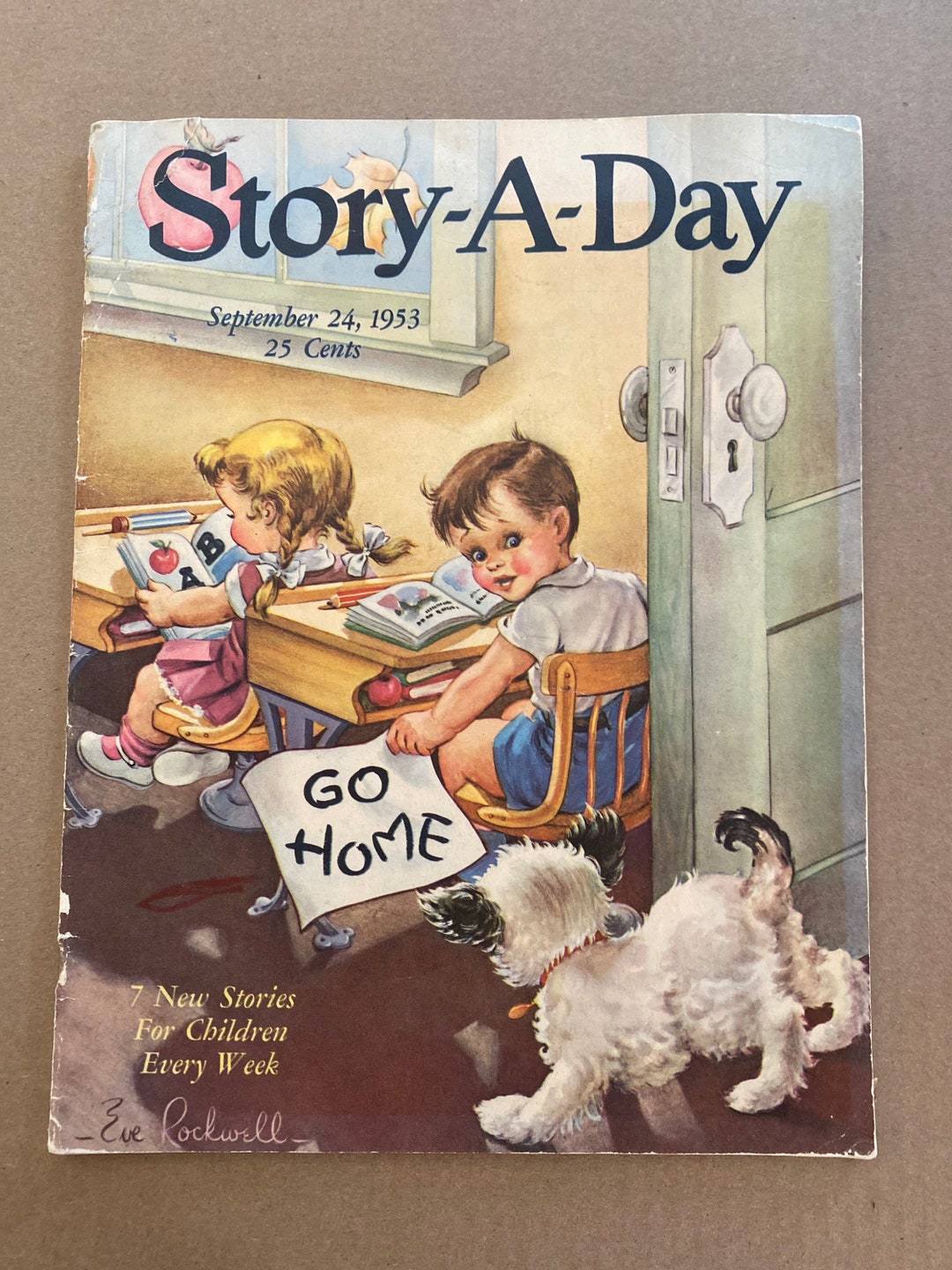 Vintage Children’s Weekly Reading Magazine - Story-a-day, Sept 24, 1953 ...