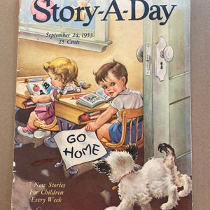 Vintage Children’s Weekly Reading Magazine - Story-a-day, Sept 24, 1953 ...