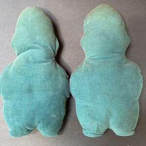 2 Vintage Hand Embroidered Stuffed Twin Dolls - Etsy