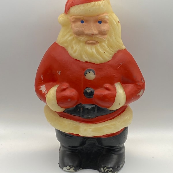 Vintage Santa Candle - Etsy