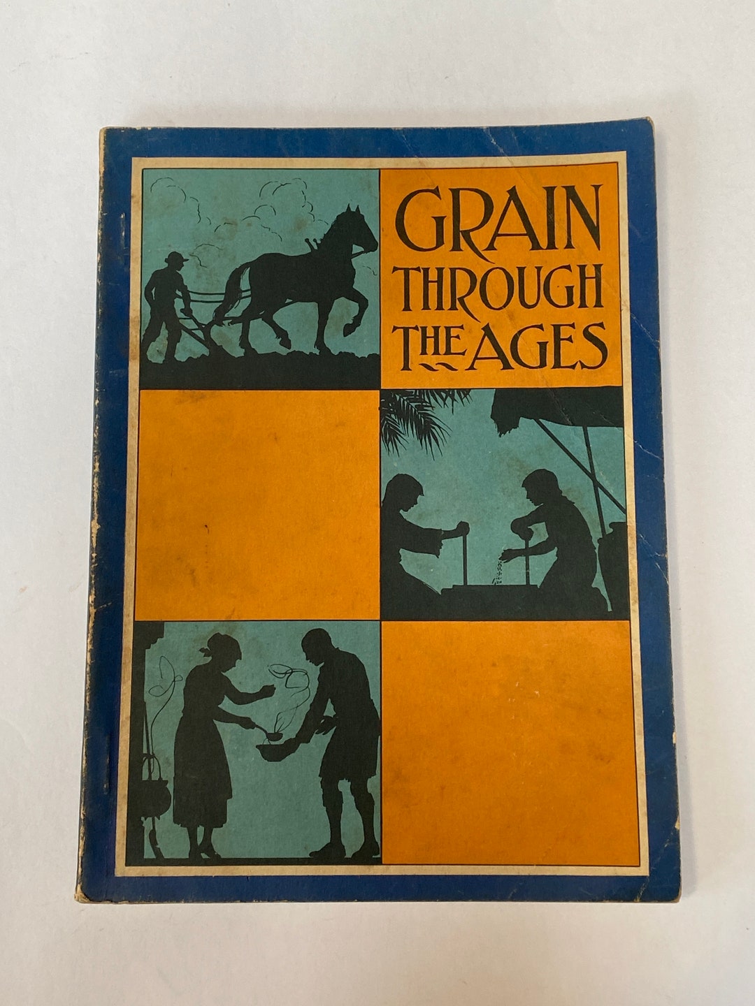 Vintage (1927) School Book - Grain Through the Ages, Hallock and Wood ...