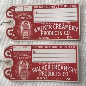 ONE Antique (1910s or 1920s) Shipping Tag With Great Graphics ...