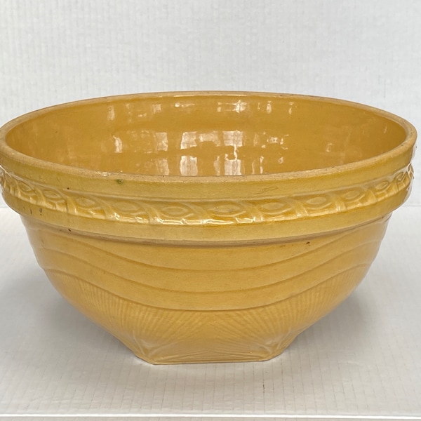 Yellow Ware Bowl - Etsy