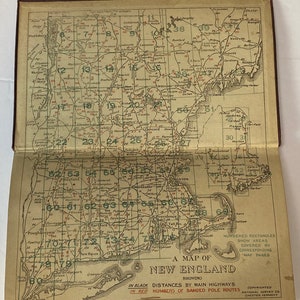 Vintage Book of Maps- the Official Maps of New England, Lawton V ...