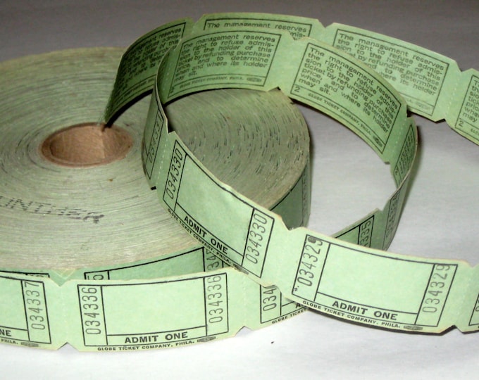 50 Vintage Green Blank Tickets for Scrapbooking, Card Making, Collage ...