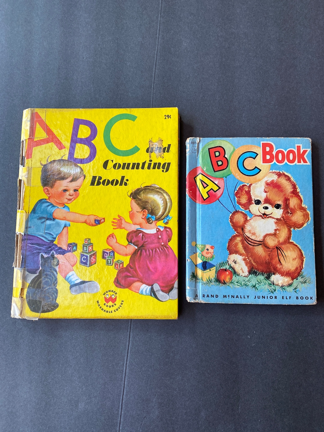 2 Vintage (40s, 50s) ABC Alphabet Books for Repurposing - Etsy